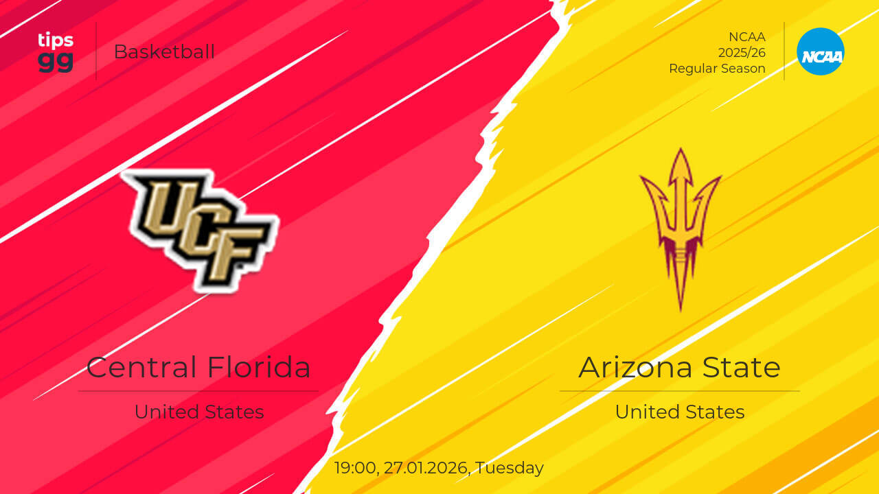 Central Florida vs Arizona State 28.01.2026 Odds | Basketball | Tips.GG