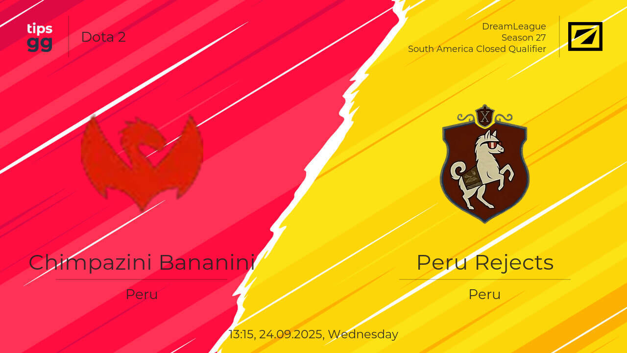Chimpazini Bananini vs Peru Rejects 24.09.2025 at DreamLeague Season 27 ...