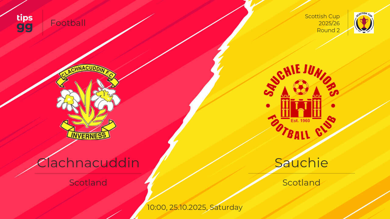 Where to Watch Clachnacuddin vs Sauchie 25.10.2025 | Tips.GG