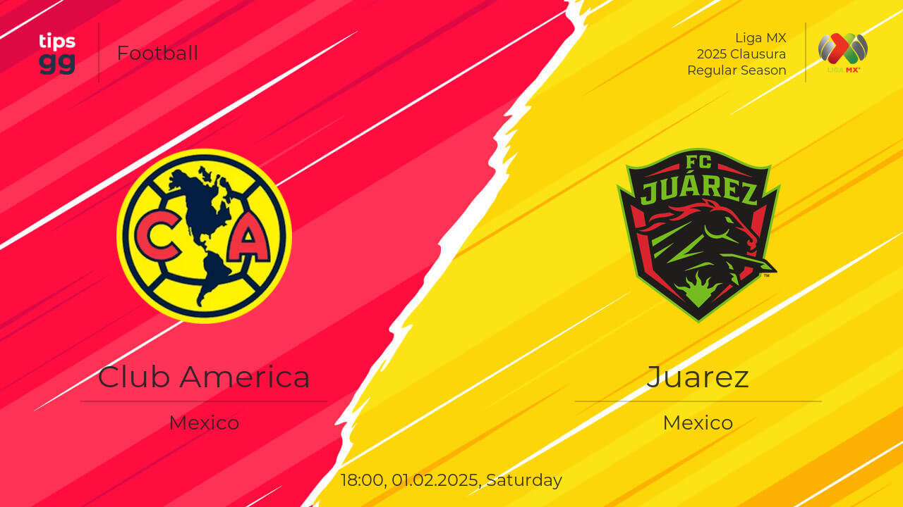 Where to Watch Club America vs Juarez 01.02.2025 | Tips.GG