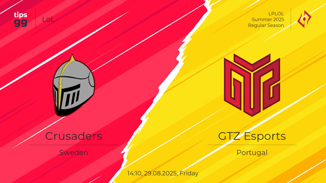 Crusaders vs GTZ Esports 29.08.2025 at LPLOL Summer 2025 | LoL | Tips.GG