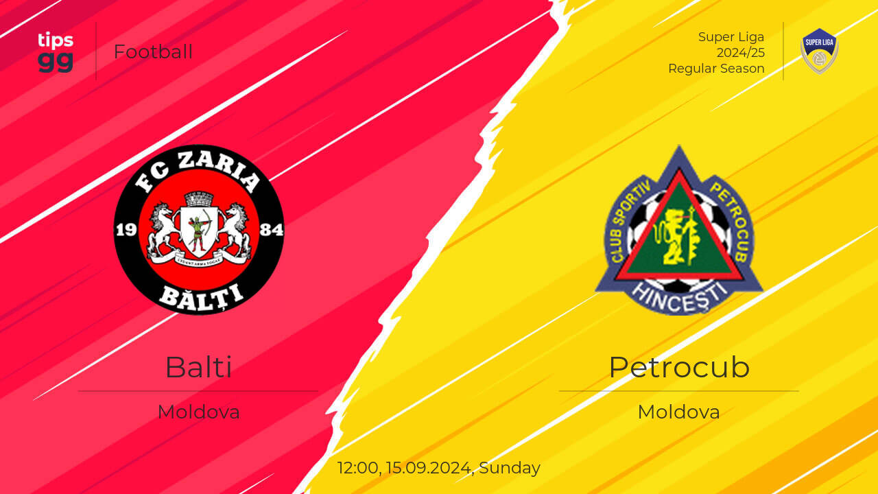 CSF Baliti vs CS Petrocub Prediction 15.09.2024 | Football | Tips.GG