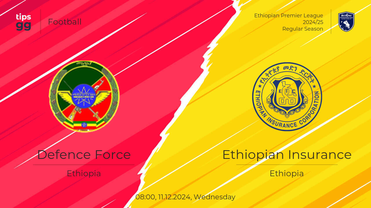 Defence Force vs Ethiopian Insurance 11.12.2024 Match Overview | Tips.GG