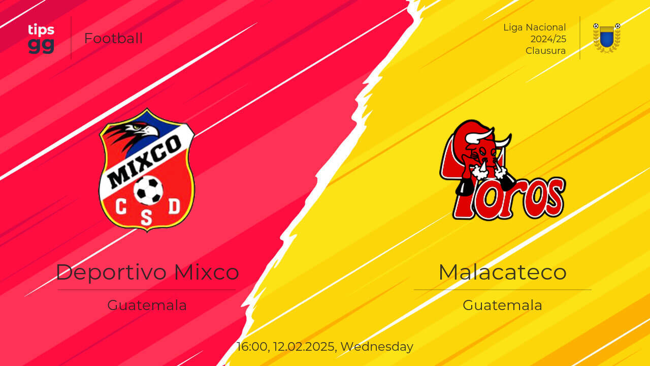 Deportivo Mixco vs Malacateco 12.02.2025 Match Overview | Tips.GG