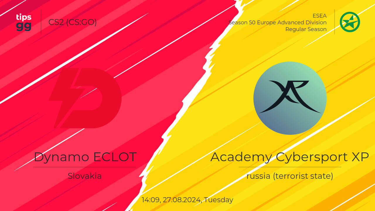 Watch Dynamo ECLOT vs Academy Cybersport XP 27.08.2024 – Live Stream ...
