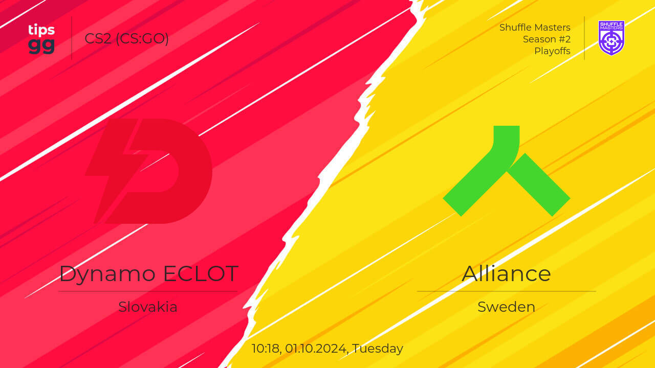 Dynamo ECLOT vs Alliance 01.10.2024 at Shuffle Masters Season #2 | CS2 ...