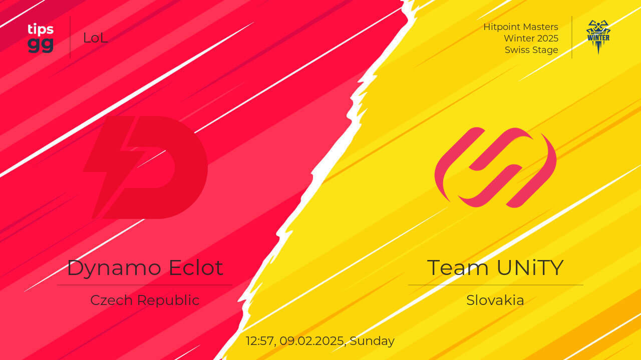 Dynamo Eclot vs Team UNiTY 09.02.2025 at Hitpoint Masters Winter 2025 ...