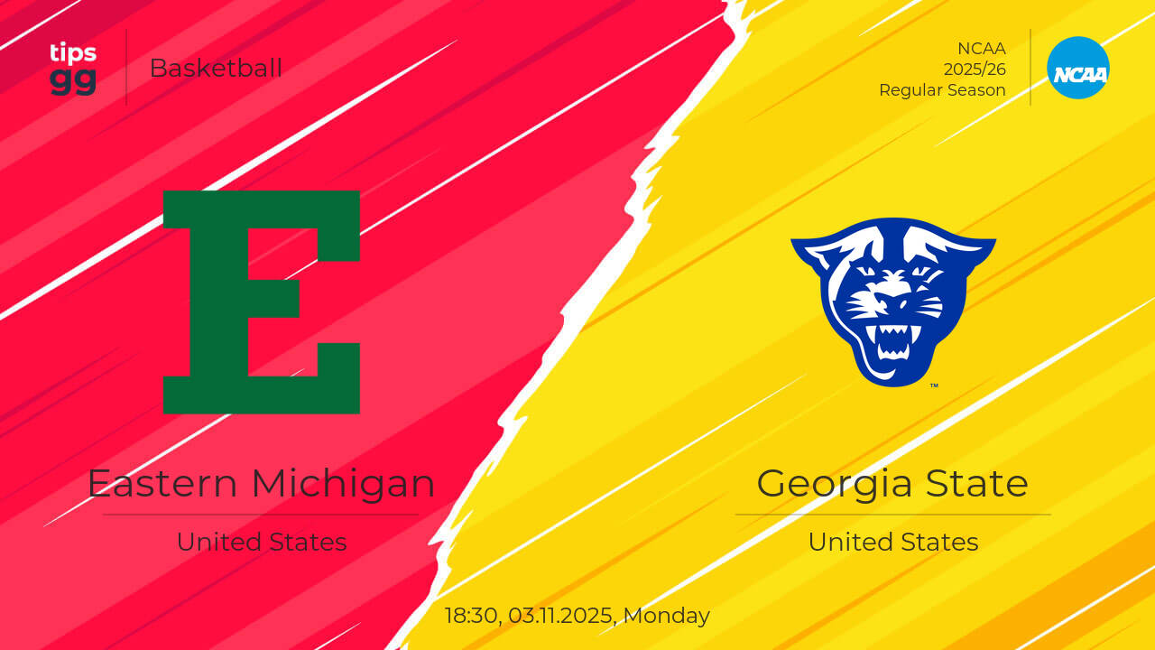 Eastern Michigan vs Georgia State 03.11.2025 at NCAA 2025/26 ...