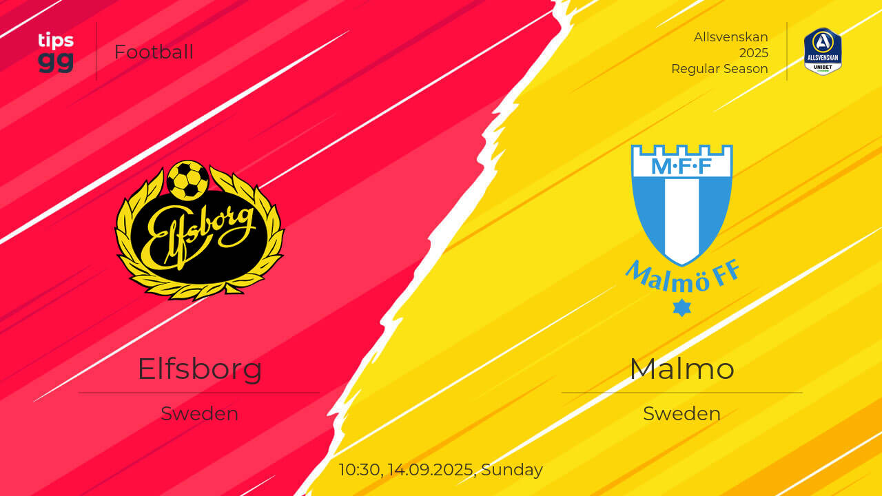 Elfsborg vs Malmo Prediction 14.09.2025 | Tips.GG