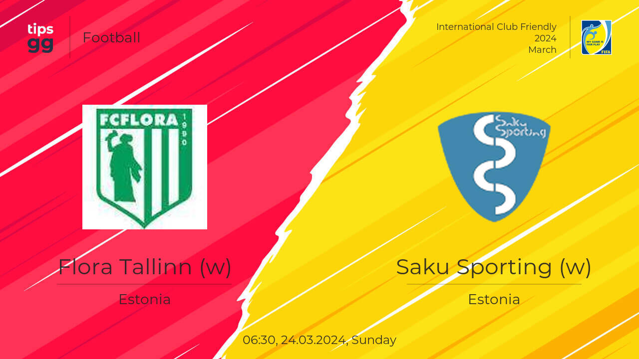 FC Flora Tallinn (w) vs Saku Sporting (w) 24.03.2024 at International ...