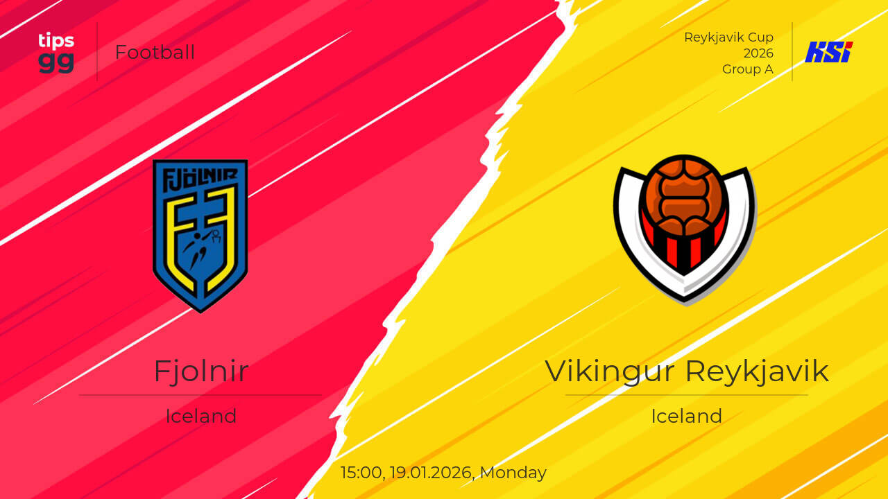Fjolnir vs Vikingur Reykjavik Prediction 19.01.2026 | Tips.GG