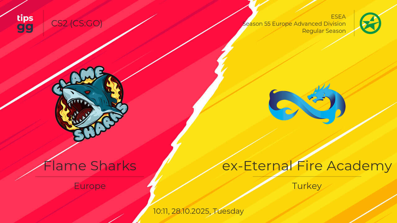 Flame Sharks vs ex-Eternal Fire Academy Prediction | 28.10.2025 | CS2 ...