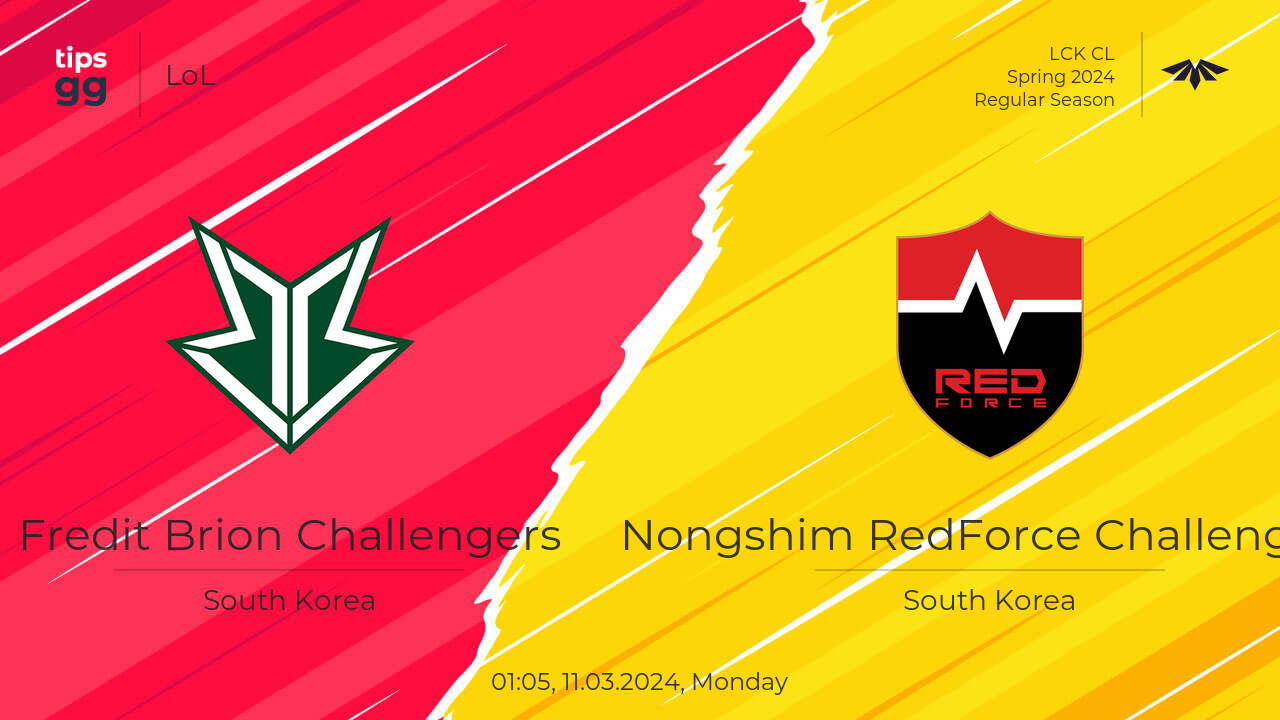 Fredit Brion Challengers vs Nongshim RedForce Challengers 11.03.2024 ...