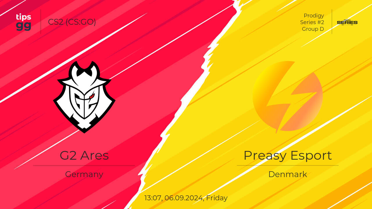 G2 Ares vs Preasy Esport 06.09.2024 – Live Odds & Match Betting Lines ...