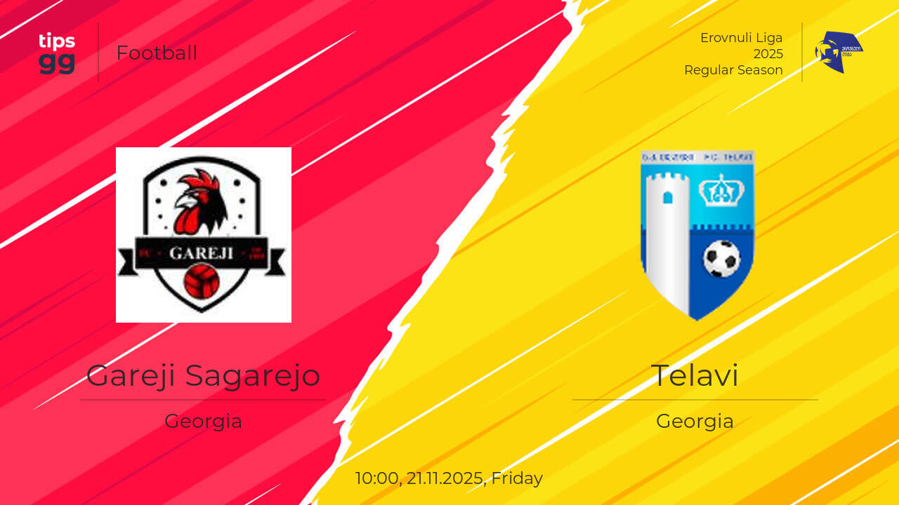Gareji Sagarejo vs Telavi live score 21.11.2025 – today match results ...