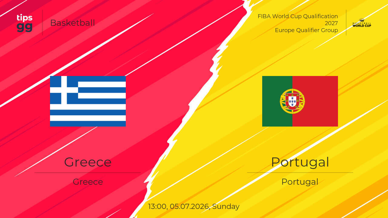 Greece vs Portugal 05.07.2026 at FIBA World Cup Qualification 2027 ...
