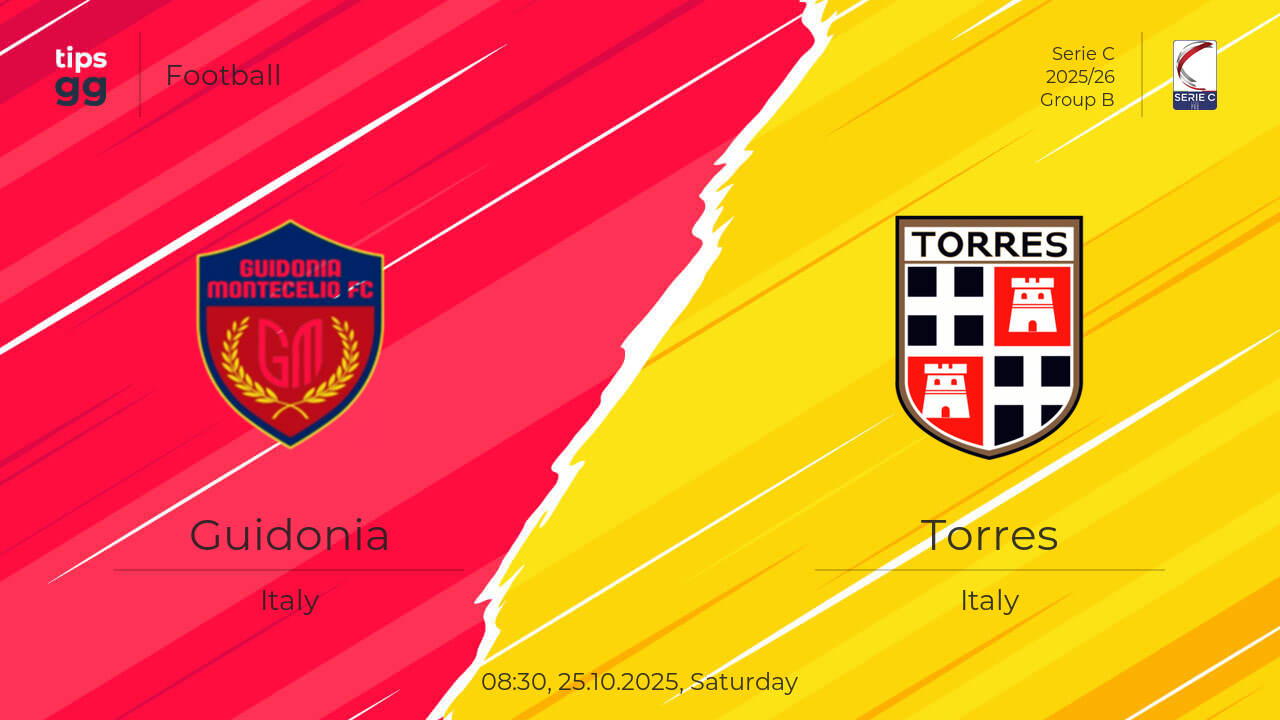 Where to Watch Guidonia vs Torres 25.10.2025 | Tips.GG