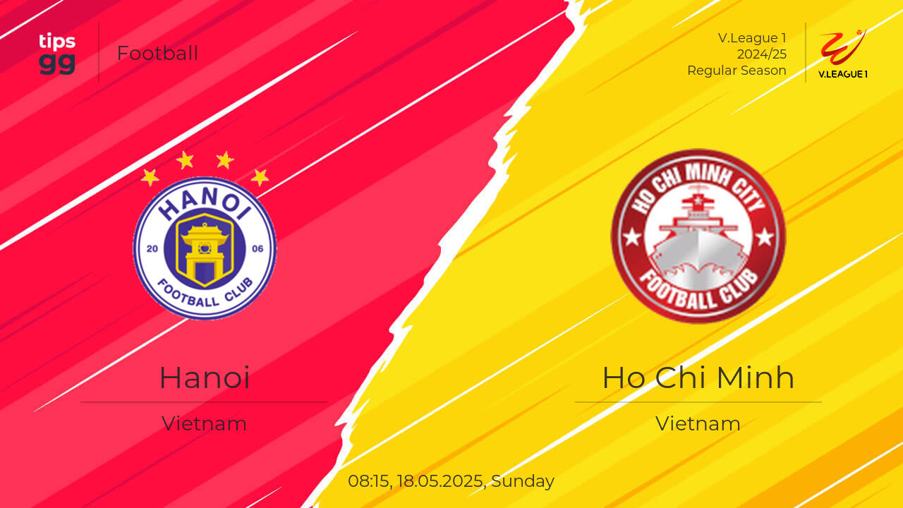 Hanoi vs Ho Chi Minh 18.05.2025 Match Overview | Tips.GG