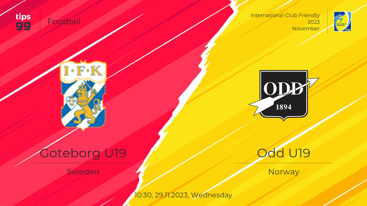 IFK Goteborg U19 vs Odd Grenland U19 29.11.2023 at International Club ...