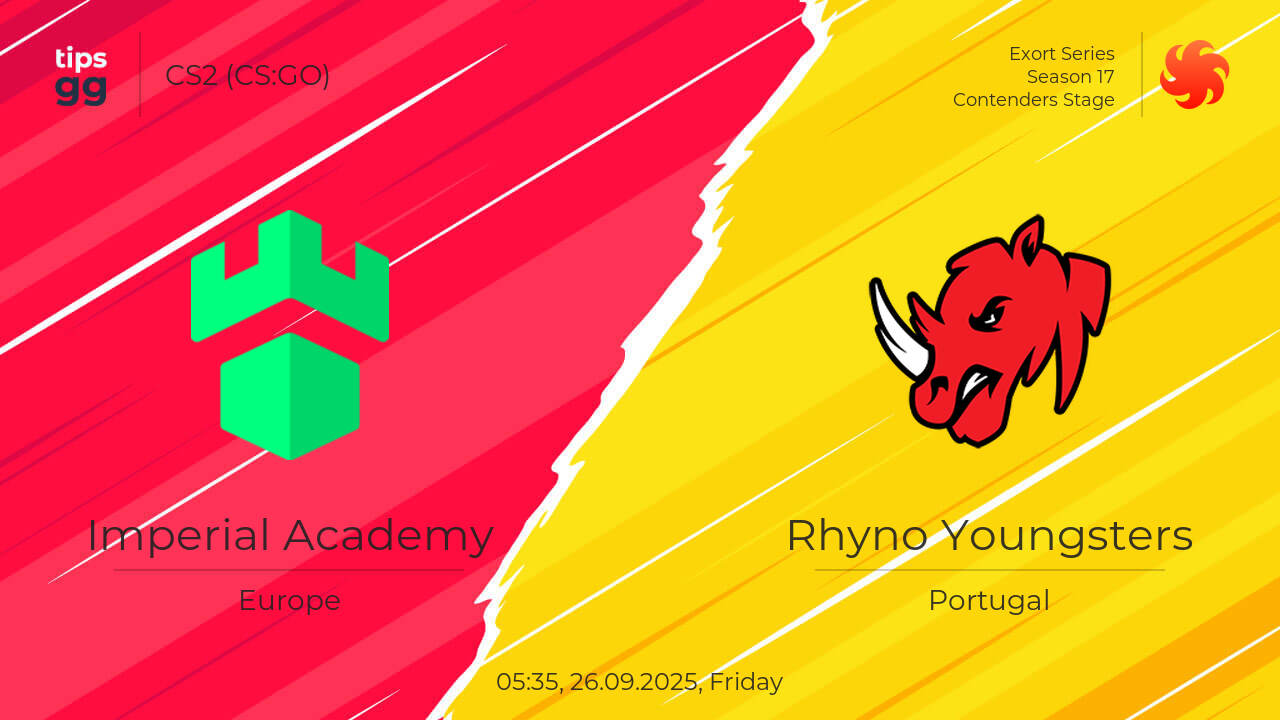 Where to Watch Imperial Academy vs Rhyno Youngsters 26.09.2025 – Live ...