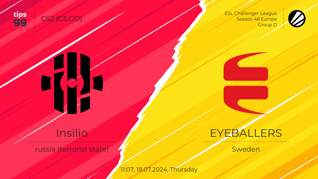 Watch Insilio vs EYEBALLERS 18.07.2024 – Live Stream and VODs | CS2 (CS ...