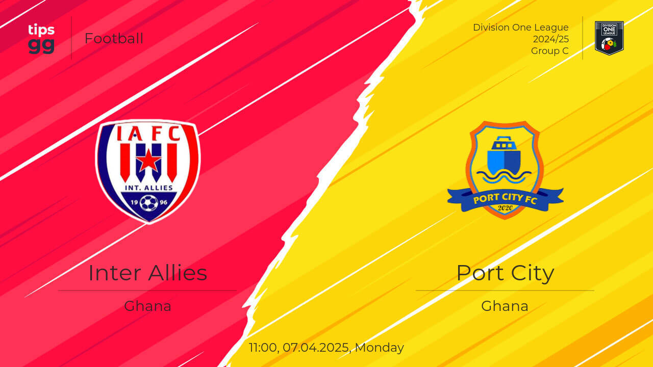 Inter Allies vs Port City 31.03.2025 Match Overview | Tips.GG