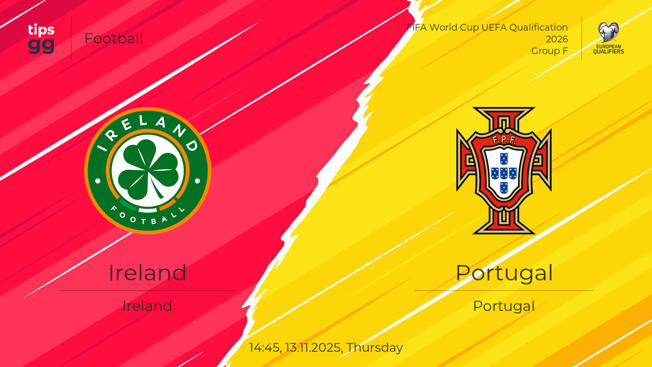 Ireland vs Portugal live score 13.11.2025 – today match results | Tips.GG