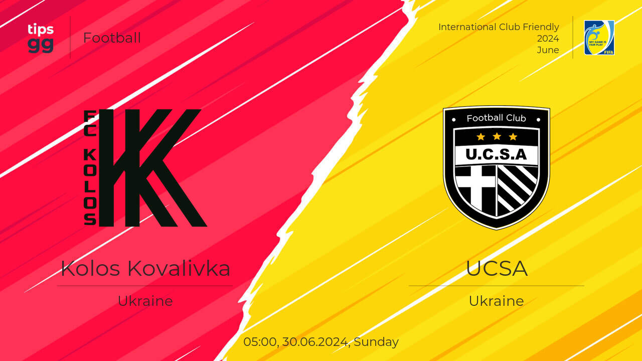 Kolos Kovalivka vs UCSA 30.06.2024 at International Club Friendly 2024 ...