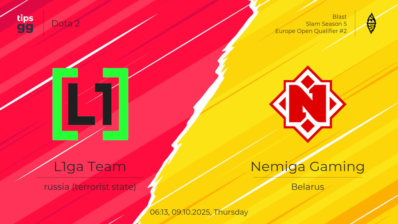 L1ga Team vs Nemiga Gaming 09.10.2025 at Blast Slam Season 5 | Dota 2 ...