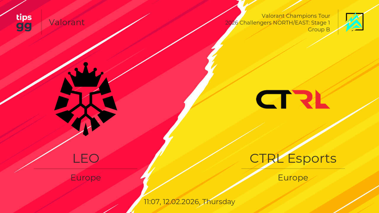 LEO vs CTRL Esports 12.02.2026 at Valorant Champions Tour 2026 ...