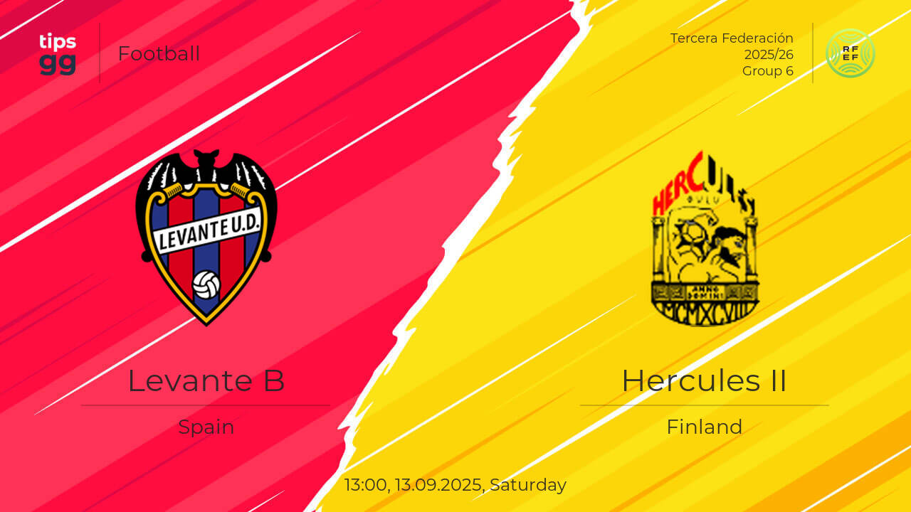 Levante B vs Hercules II live score 13.09.2025 – today match results ...