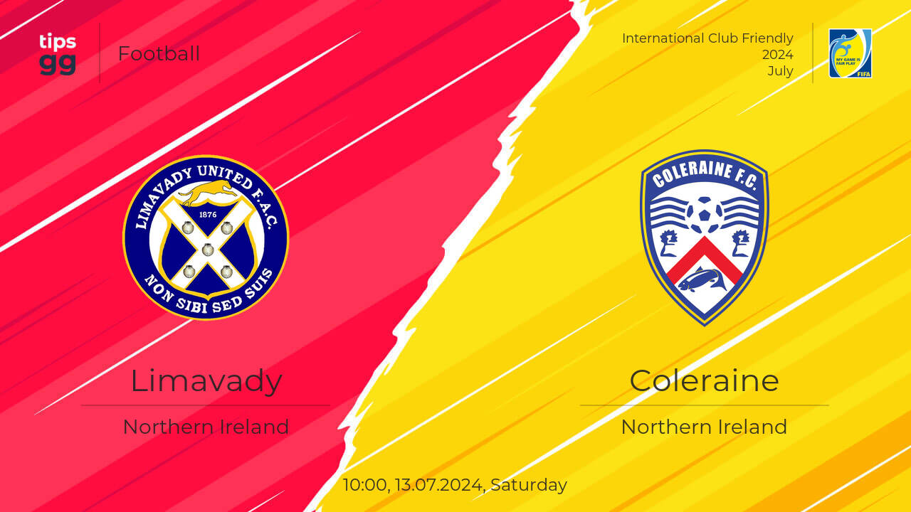 Limavady United vs Coleraine Odds & Betting Lines 13.07.2024 | Football ...
