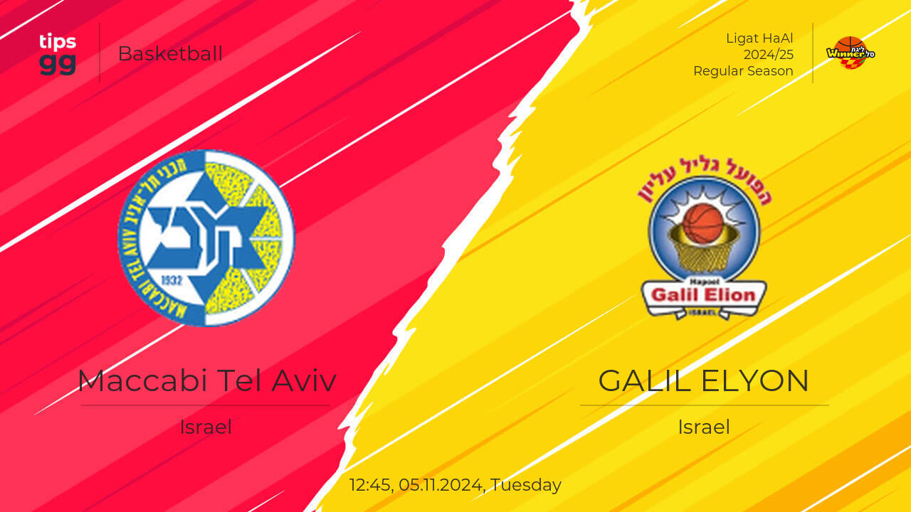 Watch Maccabi Tel Aviv vs GALIL ELYON 15.11.2024 – Live Stream and VODs ...