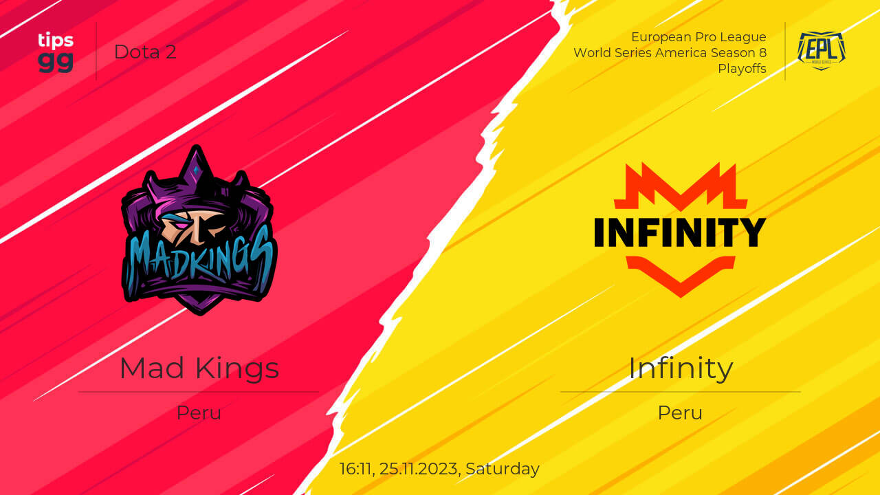 Mad Kings vs Infinity 25.11.2023 – Match Prediction | Dota 2 | Tips.GG