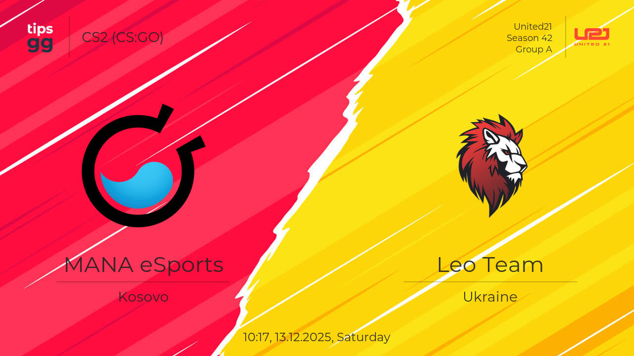 MANA eSports vs Leo Team Prediction | 13.12.2025 | CS2 (CS:GO) | Tips.GG