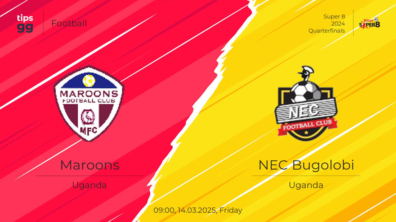 Watch Maroons vs NEC FC Bugolobi 27.02.2025 – Live Stream | Football ...