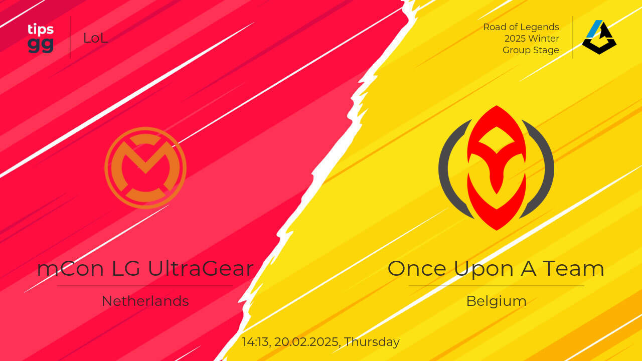 Where to Watch mCon LG UltraGear vs Once Upon A Team 20.02.2025 – Live ...