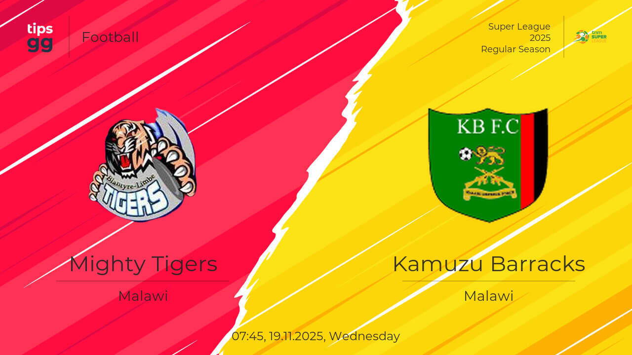 Mighty Tigers vs Kamuzu Barracks live score 19.11.2025 – today match ...