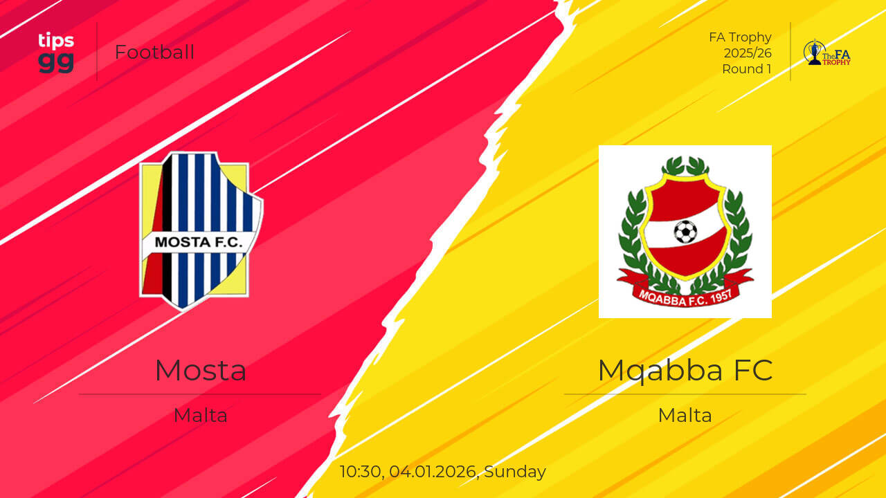 Where to Watch Mosta vs Mqabba FC 03.01.2026 | Tips.GG