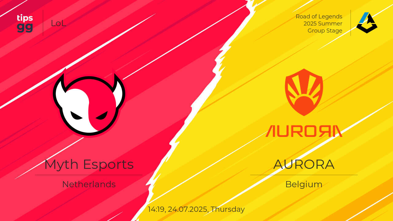 Myth Esports vs AURORA 24.07.2025 at Road of Legends 2025 Summer | LoL ...