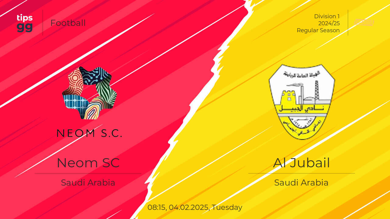 Neom SC Al Jubail Odds 04.02.2025 | Tips.GG