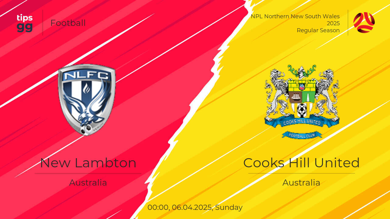 New Lambton vs Cooks Hill United 06.04.2025 Match Overview | Tips.GG
