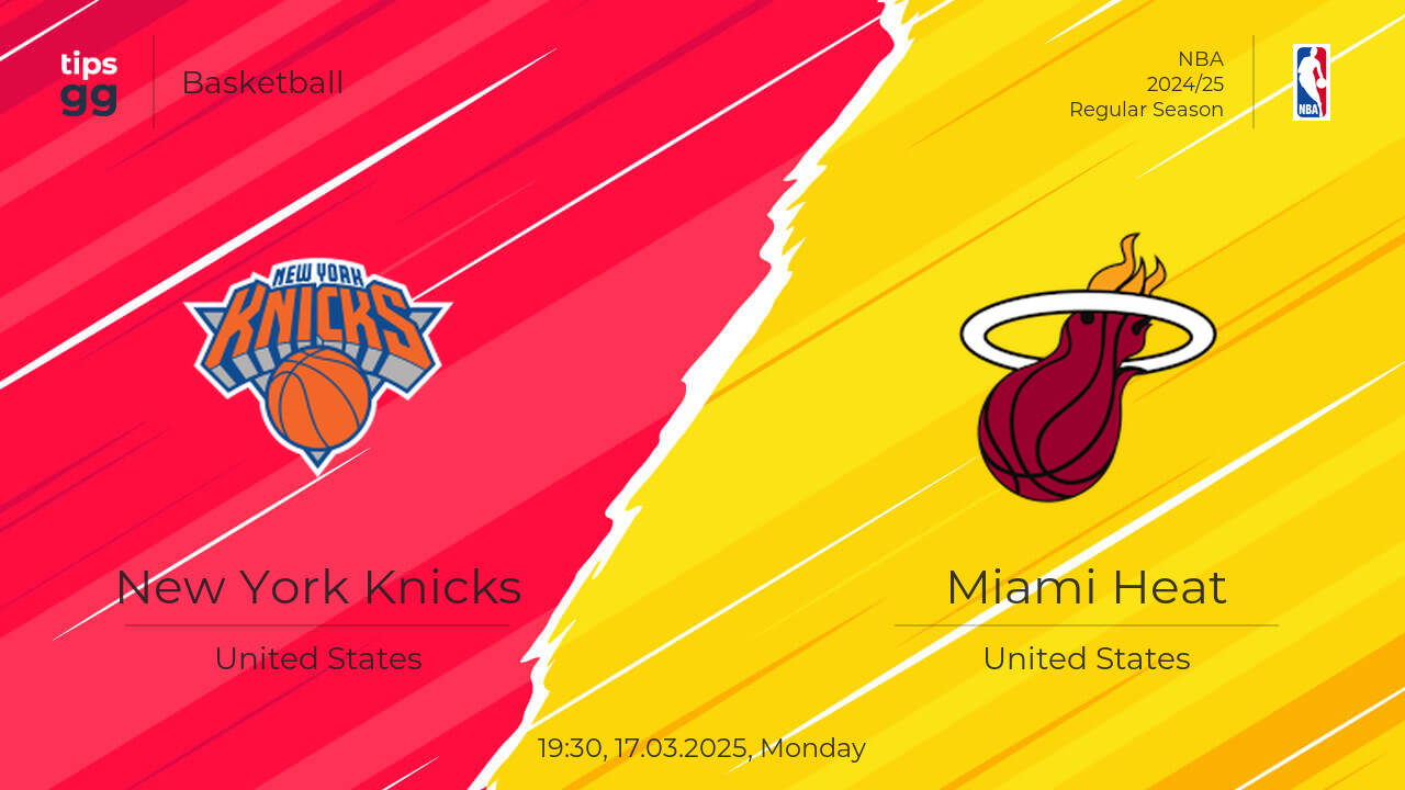 New York Knicks vs Miami Heat 17.03.2025 Odds | Basketball | Tips.GG