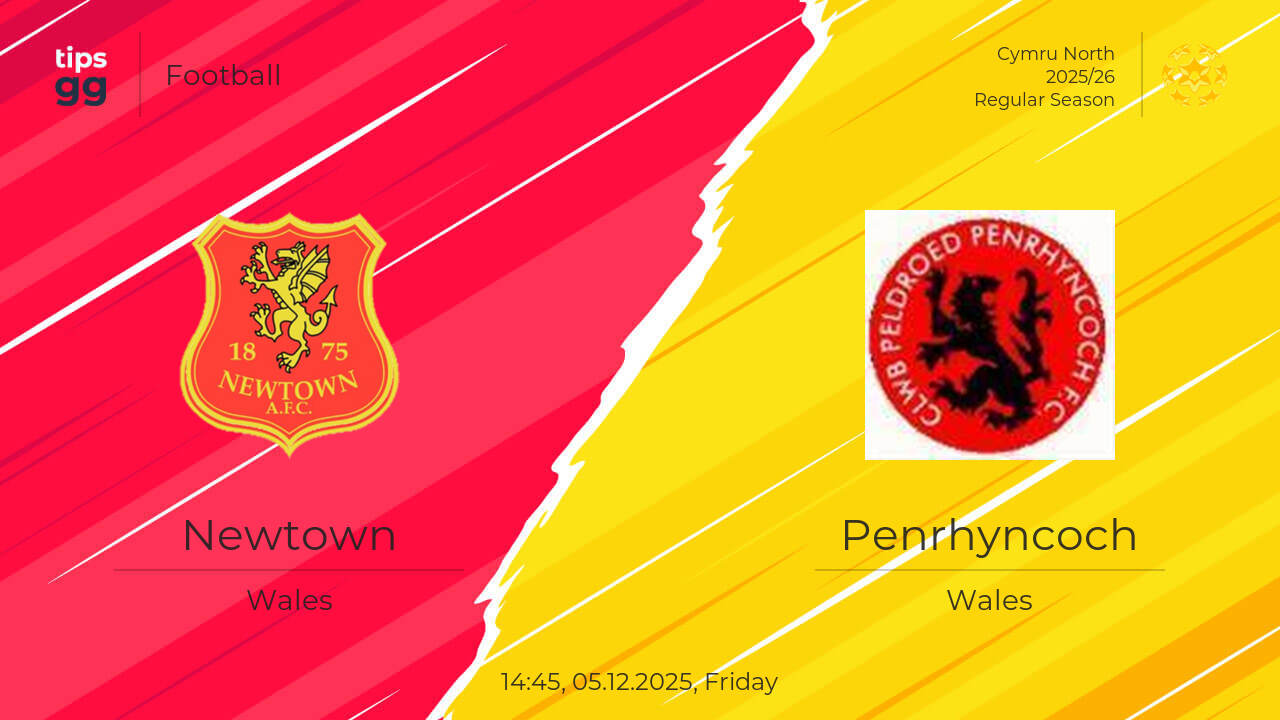 Newtown vs Penrhyncoch live score 05.12.2025 – today match results ...