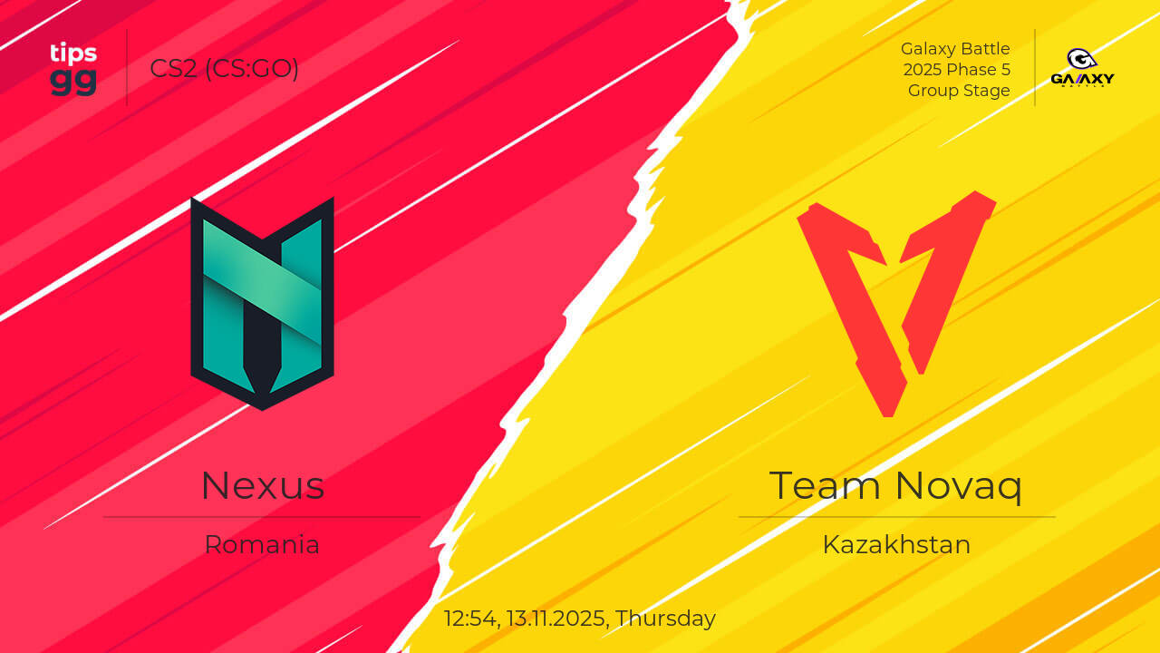 Where to Watch Nexus vs Team Novaq 13.11.2025 – Live Streams | CS2 (CS ...