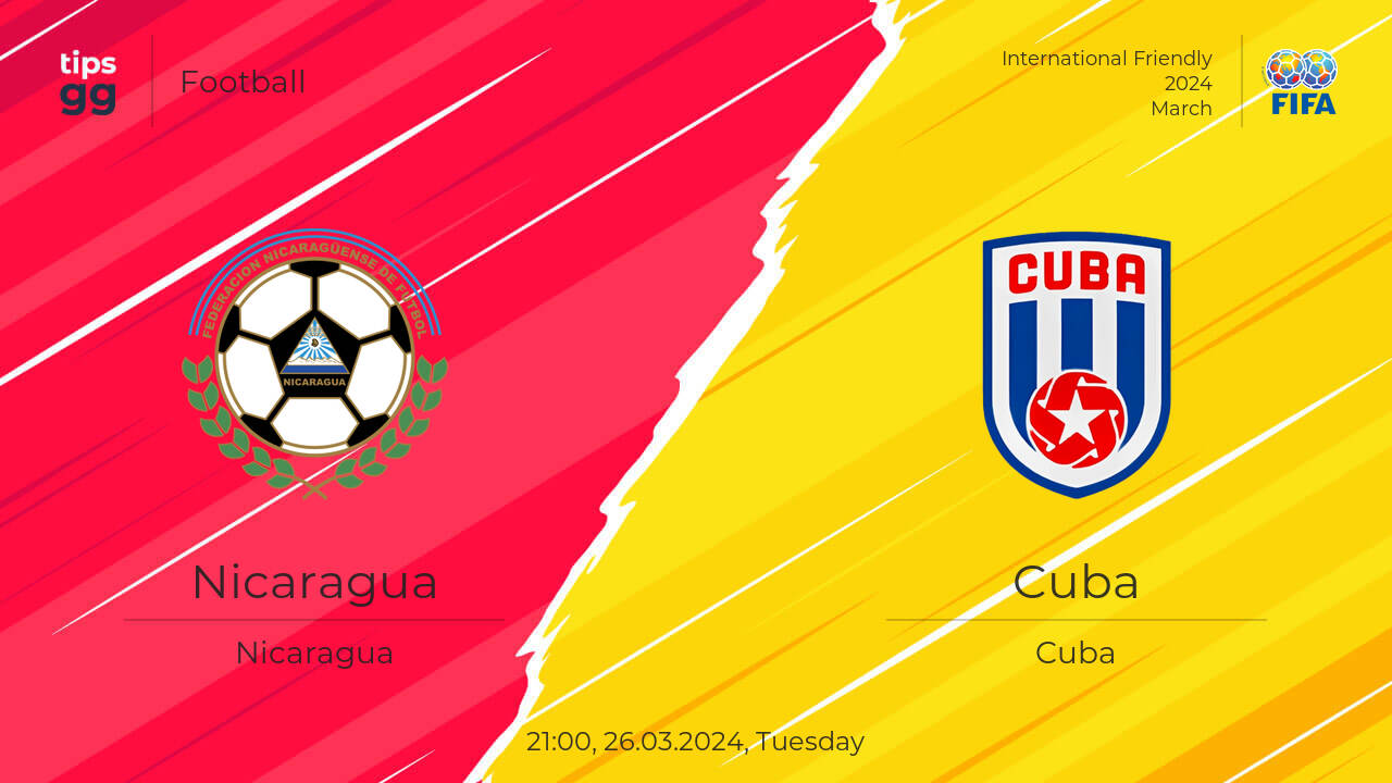 Nicaragua vs Cuba 27.03.2024 at International Friendly 2024 | Football ...