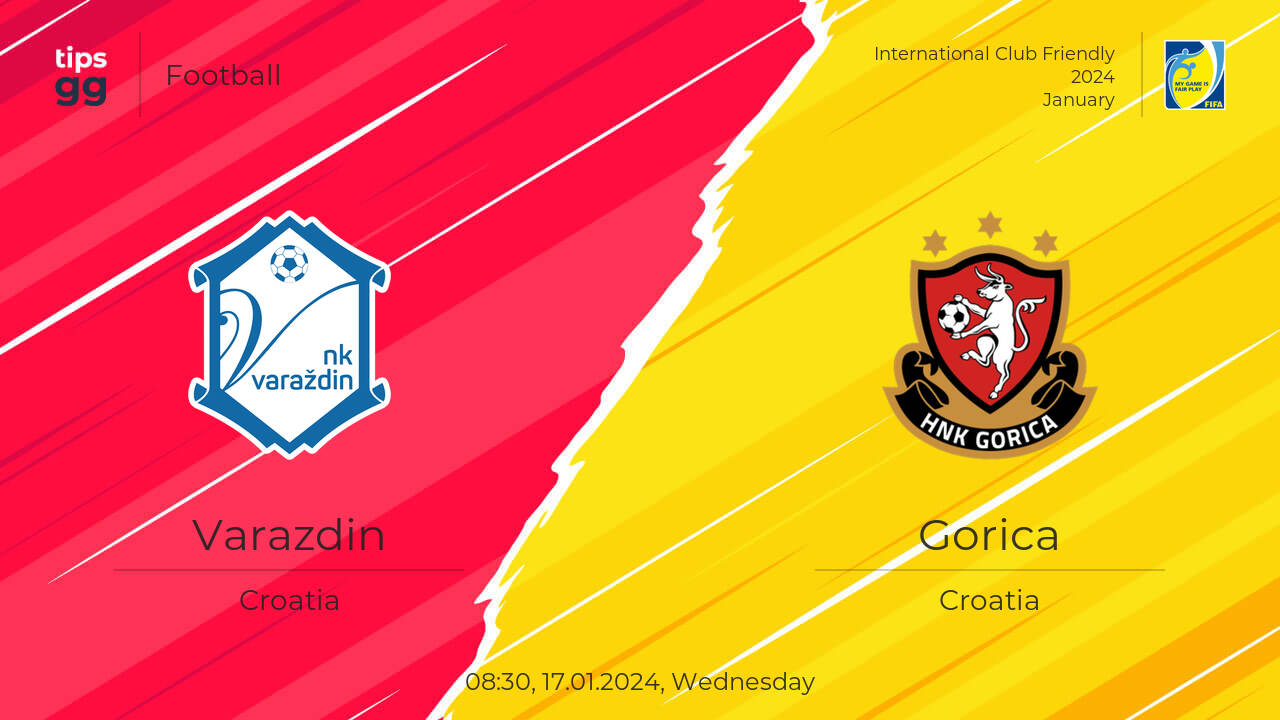 NK Varteks Varazdin vs HNK Gorica 17.01.2024 at International Club ...