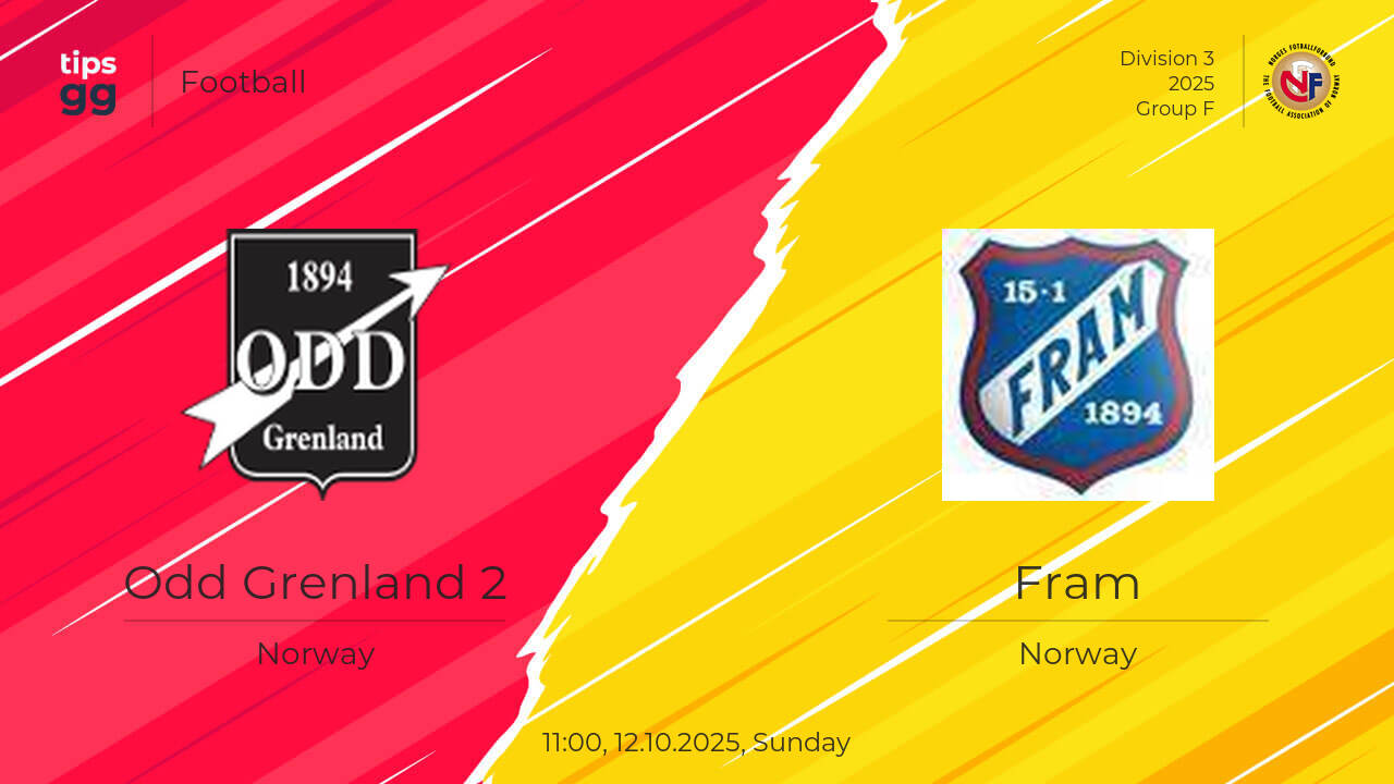 Where to Watch Odd Grenland 2 vs Fram 12.10.2025 | Tips.GG