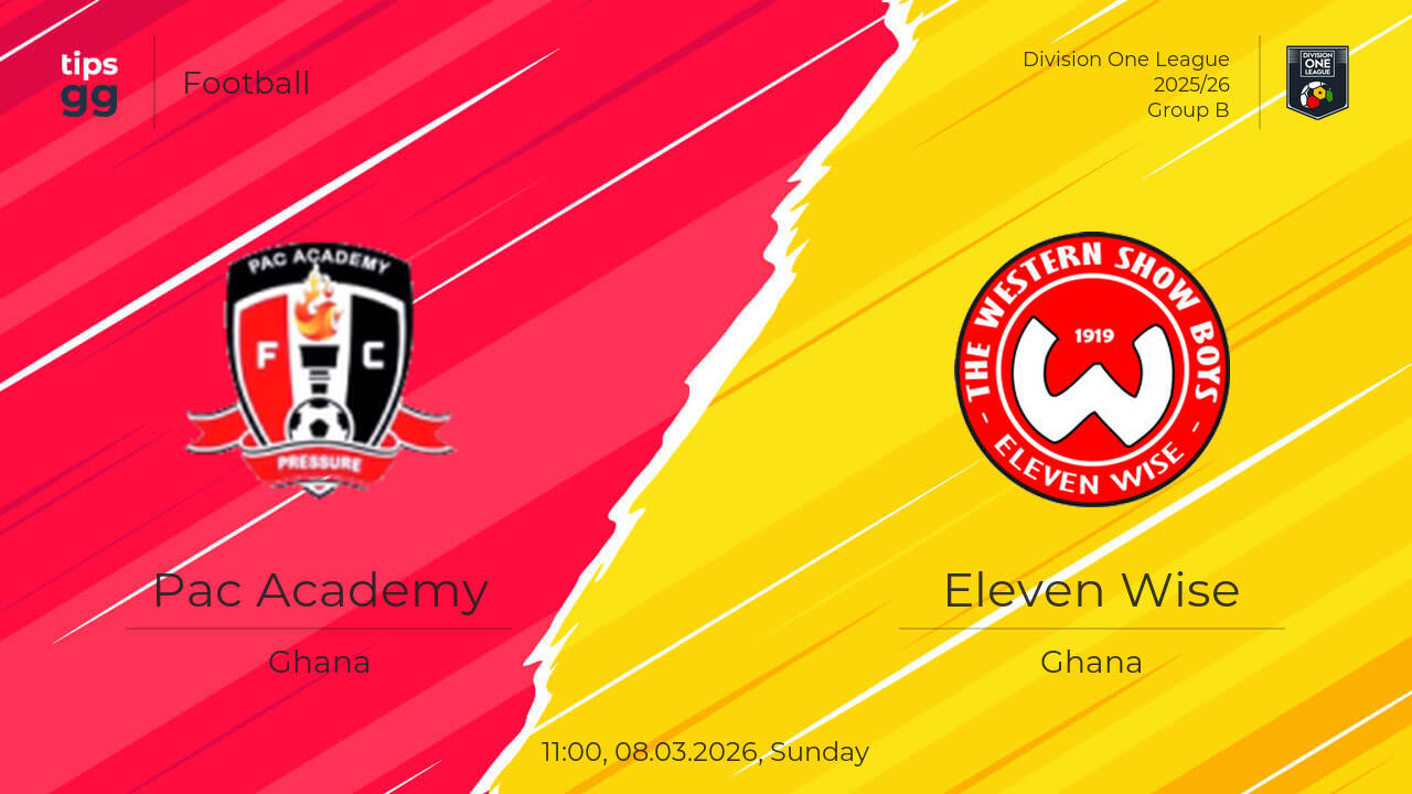 Pac Academy vs Eleven Wise live score 07.03.2026 – today match results ...