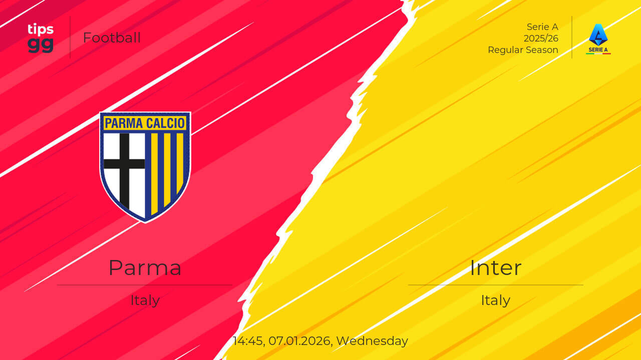 Parma vs Inter Prediction 07.01.2026 | Tips.GG